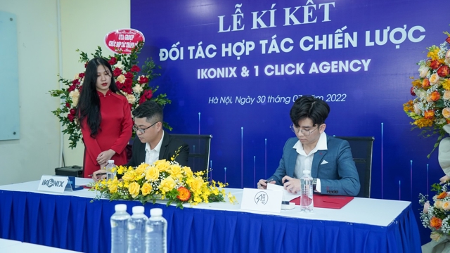 iKonix và 1 Click Agency hợp tác chuyển đổi số cho hoạt động marketing ...