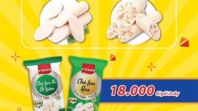 VISSAN ra mắt sản phẩm chả lụa que và chả lụa bì ớt xiêm - Nhịp sống kinh tế Việt Nam & Thế giới