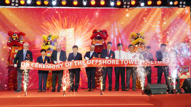 CS Wind Vietnam Unveils Southeast Asia's Largest Offshore Wind Tower ...