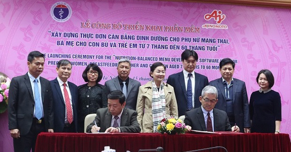 Ra mắt phần mềm tư vấn dinh dưỡng cho phụ nữ mang thai - VnEconomy