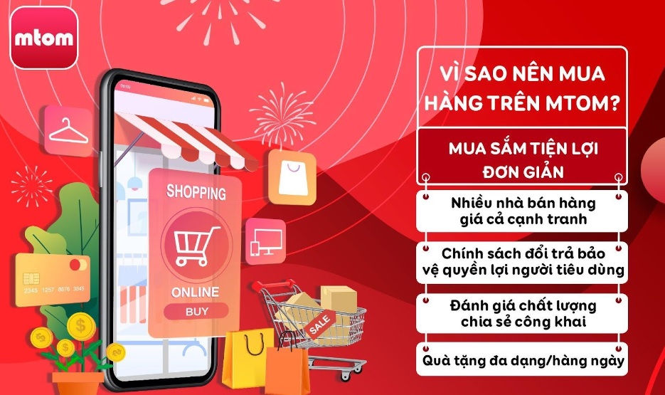 Sàn TMĐT mTom - Kết nối thương gia, Phát triển thị trường