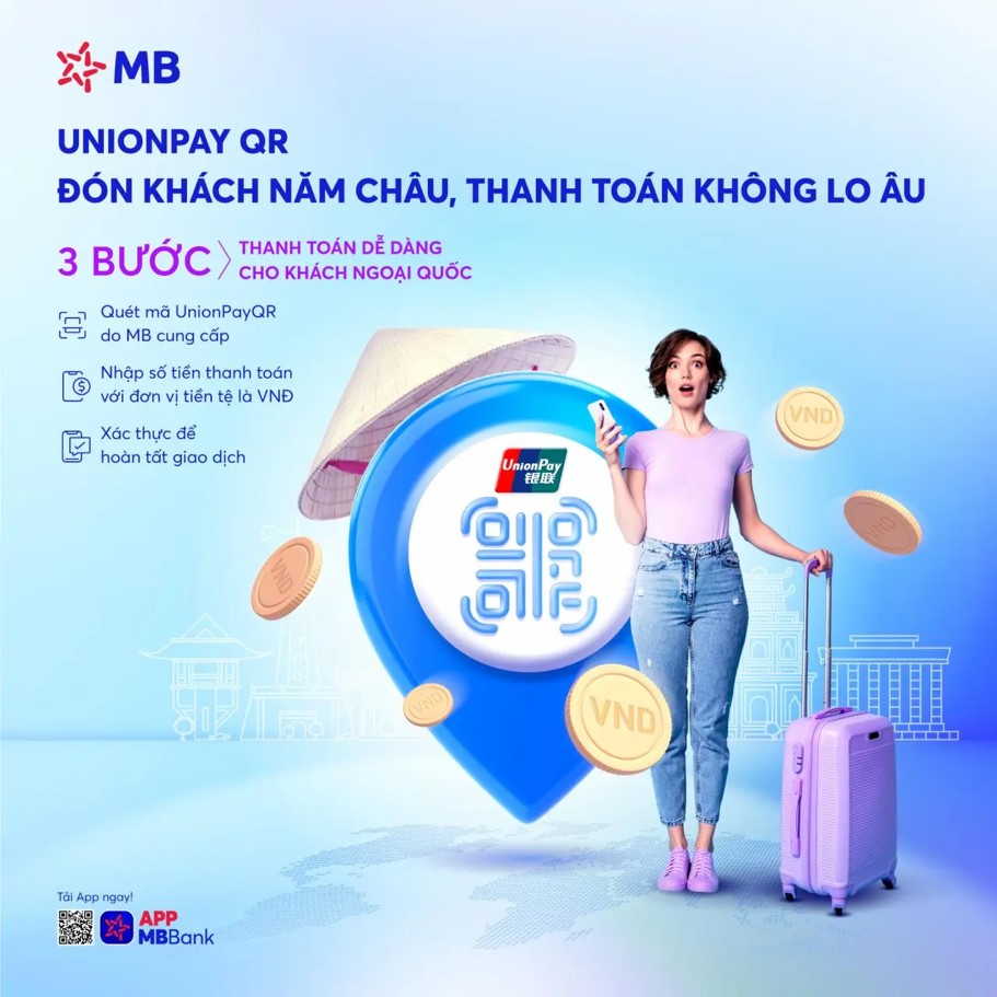 MB tiên phong triển khai QR động và UnionPay QR - VnEconomy