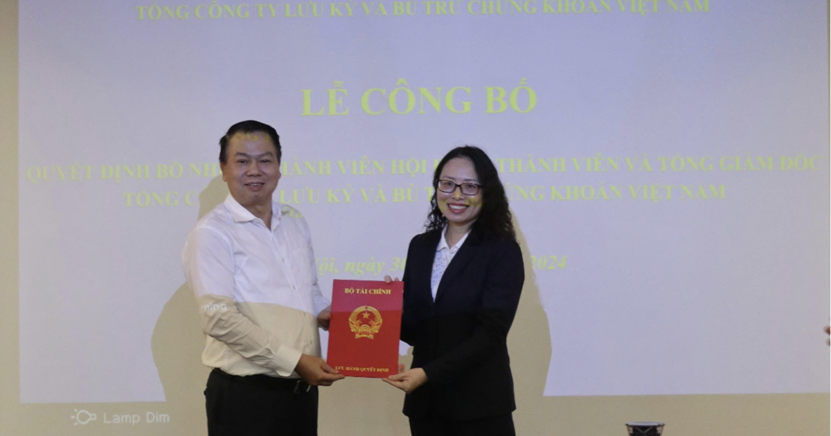 Tổng Công ty Lưu ký và Bù trừ Chứng khoán Việt Nam có tổng giám đốc mới ...